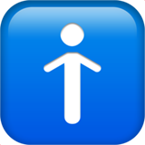 🚹 Tandas Lelaki Emoji on Apple iOS 11.3