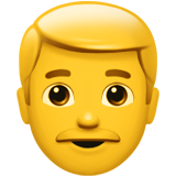 👨 Homme Emoji on Apple iOS 12.1