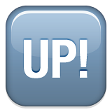 🆙 Up! Button Emoji on Apple iOS 6.0