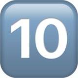 🔟 Keycap: 10 Emoji on Apple iOS 13.1