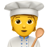 🧑‍🍳 요리사 Emoji on Apple iOS 14.2
