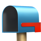 📭 Boîte Aux Lettres Ouverte Drapeau Baissé Emoji on Apple iOS 15.4