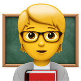 🧑‍🏫 Lærer Emoji on Apple iOS 15.4