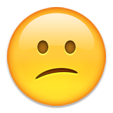 😕 Visage Confus Emoji on Apple iOS 9.1