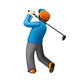 🏌️ Person Golfing Emoji on Apple iOS 9.1