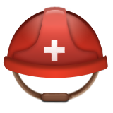 ⛑️ Rescue Worker’s Helmet Emoji on Apple iOS 9.1