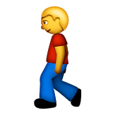 🚶 Person Walking Emoji on Apple iOS 9.1