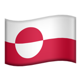 🇬🇱 Flag: Greenland Emoji on Apple iOS 16.4