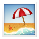 🏖️ Beach with Umbrella Emoji on Apple iOS 9.3