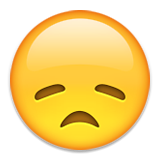 😞 Rosto Desapontado Emoji on Apple iOS 9.3