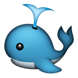 🐳 Spouting Whale Emoji on Apple iOS 8.3