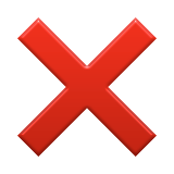 Tanda Pangkah Emoji on Apple iOS 10.0
