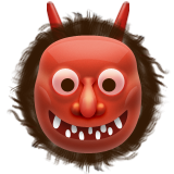 👹 Ogre Emoji on Apple iOS 10.0