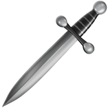🗡️ Dagger Emoji on Apple iOS 10.2
