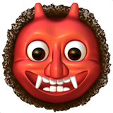 👹 Demonio Japonés Oni Emoji on Apple iOS 10.3