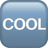 🆒 Cool Button Emoji on Apple iOS 10.3