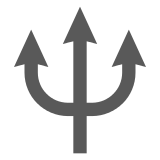 🔱 Lambang Trisula Emoji on Docomo 2013
