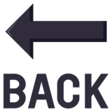 🔙 Flecha Back Emoji on JoyPixels 3.1