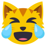 😹 Gato Llorando De Risa Emoji on JoyPixels 3.1