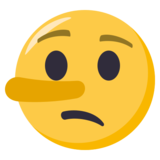 🤥 Visage De Menteur Emoji on JoyPixels 3.1