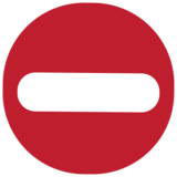 ⛔ Sens Interdit Emoji on JoyPixels 1.0