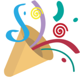 🎉 Cotillons Emoji on JoyPixels 1.0