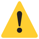 ⚠️ Symbole D’Avertissement Emoji on JoyPixels 2.2.4
