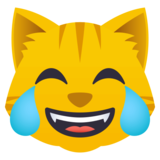 😹 Gato Llorando De Risa Emoji on JoyPixels 4.0