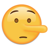 🤥 Lügendes Gesicht Emoji on Emojipedia Eksempelbilleder 5.2