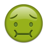 🤢 Misselijk Gezicht Emoji on Emojipedia Voorbeeld Afbeeldingen 11.0