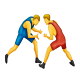 🤼 Ringer(In) Emoji on Emojipedia Eksempelbilleder 11.0