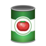 🥫 Makanan Tin Emoji on Emojipedia Contoh Imej 11.1