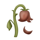 🥀 Vissnad Blomma Emoji on Emojipedia exempelbilder 11.1