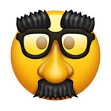 🥸 Disguised Face Emoji on Emojipedia Sample Images 13.0