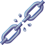 🔗‍💥 Broken Chain Emoji on Emojipedia Sample Images 15.1