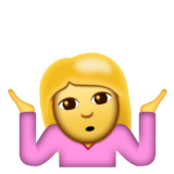 🤷 Angkat Bahu Emoji on Emojipedia Contoh Imej 3.0