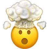 🤯 Tête Qui Explose Emoji on Exemples d'images d'Emojipedia 5.1