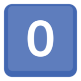 0️⃣ Keycap Digit Zero Emoji on Facebook 2.2.1