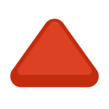 🔺 Red Triangle Pointed Up Emoji on Facebook 2.2.1