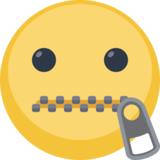 🤐 Cara Con La Boca Cerrada Con Cremallera Emoji on Facebook 2.2.1
