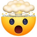 🤯 Hoved, Der Eksploderer Emoji on Facebook 14.0