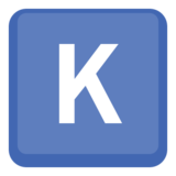 Regional Indicator Symbol Letter K Emoji on Facebook 15.0