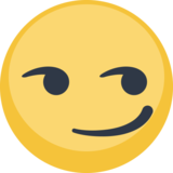 😏 Muka Tersenyum Sinis Emoji on Facebook 2.0