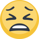 😫 Faccina Stanca Emoji on Facebook 2.0