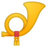 📯 Corno Postale Emoji on Google Noto Color Emoji Android 8.1