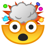 🤯 Tête Qui Explose Emoji on Google Noto Color Emoji Android 10.0