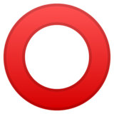 ⭕ Hollow Red Circle Emoji on Google Noto Color Emoji Android 11.0 ...