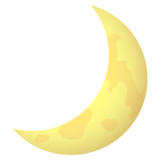 🌙 Lua Crescente Emoji on JoyPixels 6.6