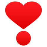 ️ Utropstegn Med Hjerte Emoji on JoyPixels 6.6