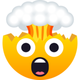 🤯 Exploding Head Emoji on JoyPixels 7.0